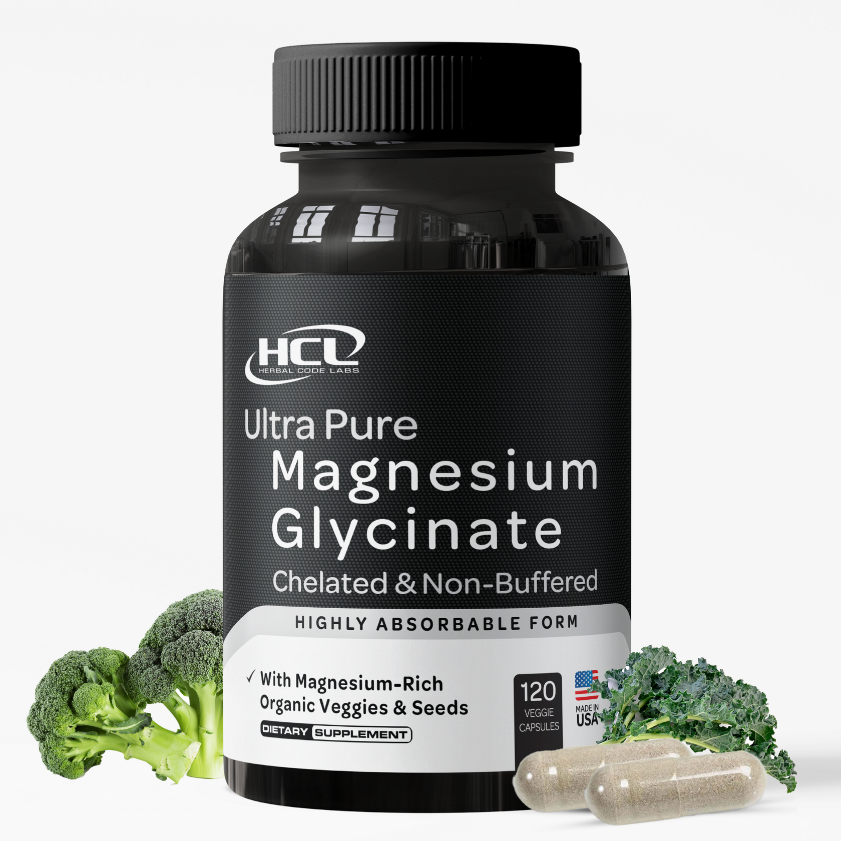 Magnesium Glycinate – HCL HERBAL CODE LABS
