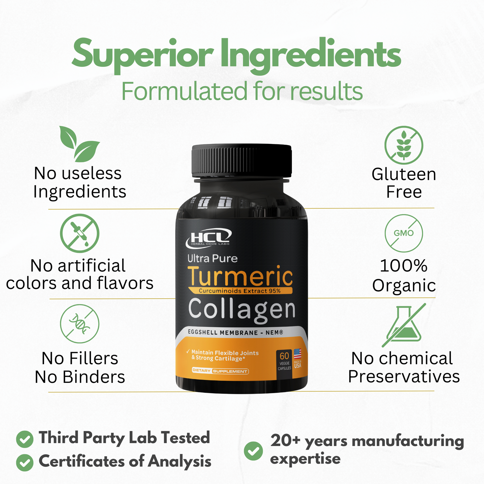 Collagen NEM® & Turmeric Extract – HCL HERBAL CODE LABS
