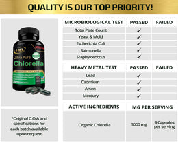 Chlorella Capsules Organic – Herbal Code Labs Nutrition
