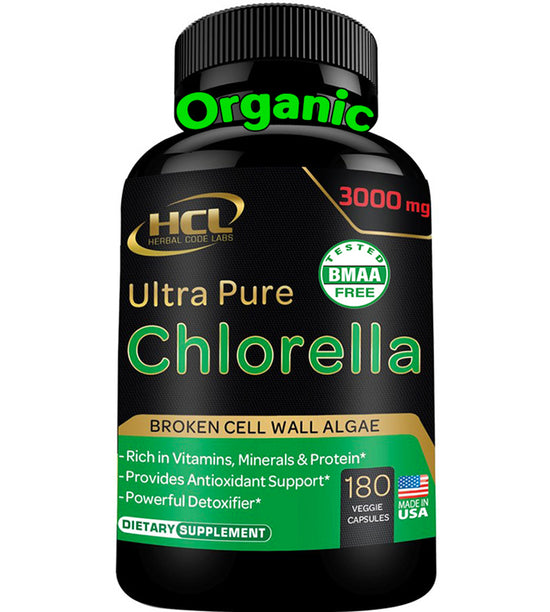 Chlorella Capsules Organic – Herbal Code Labs Nutrition